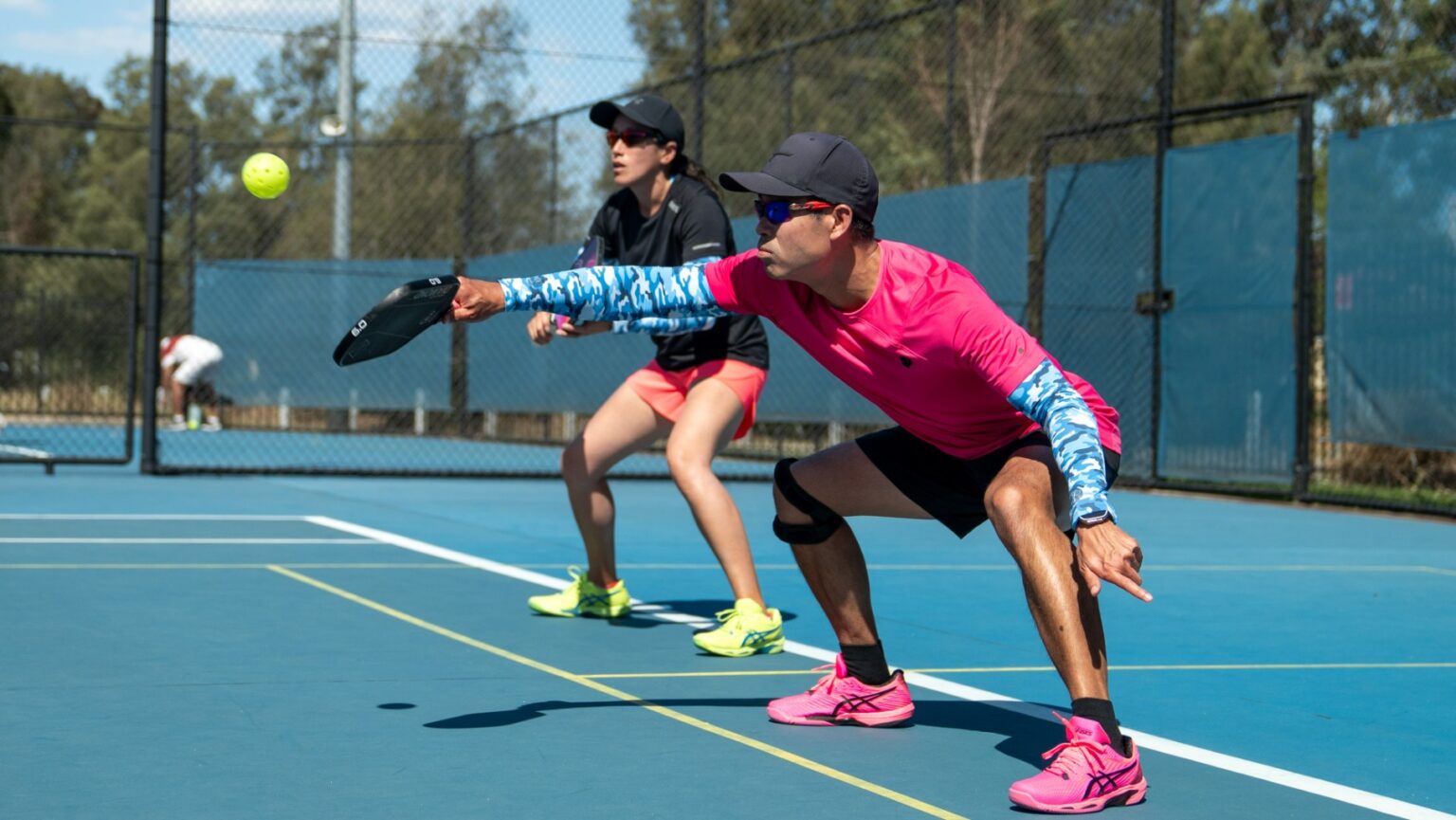 Playing pickleball with professionals has never been so thrilling